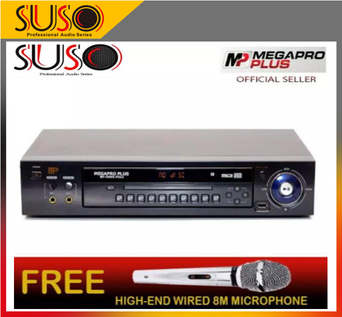 Megapro Plus MP-100NS PIOLO DVD Karaoke Player (Black) with Free High-End Microphone VOLUME 76 ...