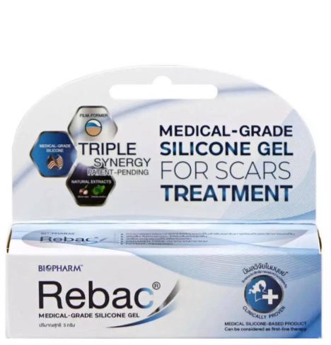 Rebac Medical grade silicone gel 5 กรัม รีแบค เจลดูแลแผลเป็น | Lazada.co.th