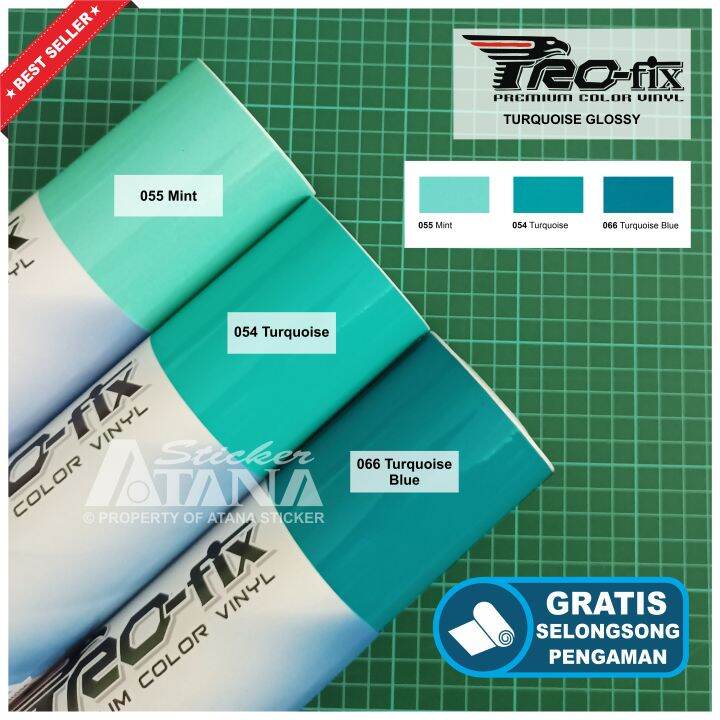 Skotlet Tosca Glossy Scotlet Turquoise Stiker Tukish Metalik Sticker ...