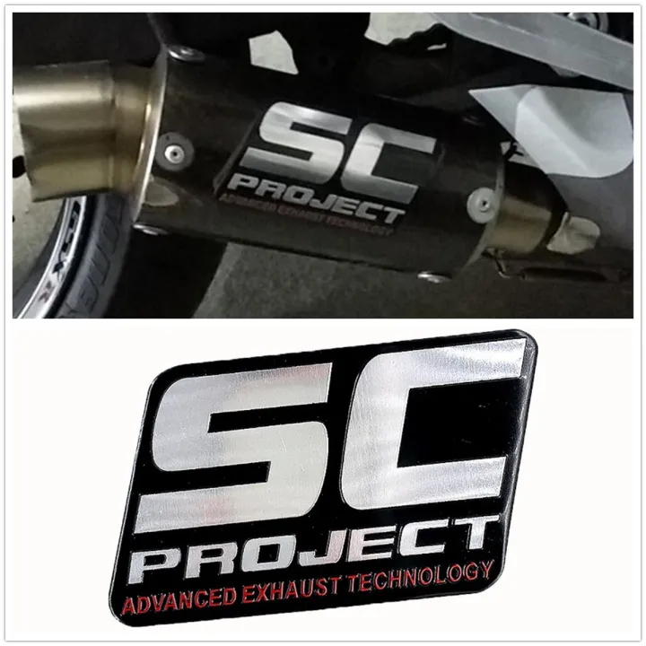 Aluminum 3D Heat-resistant Motorcycle Exhaust Pipe Sticker Cool ...
