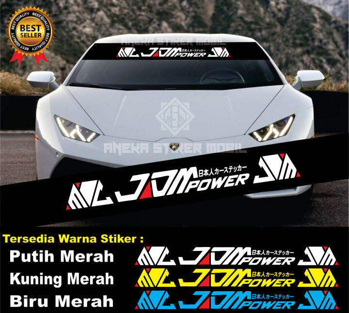 Stiker JDM Power Sticker Kaca Mobil Model JDM Power | Lazada Indonesia