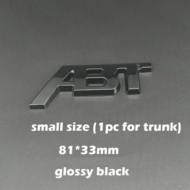 Letters Emblem for ABT 4MOTION Car Front Grille Mesh Badge Trunk Fender ...