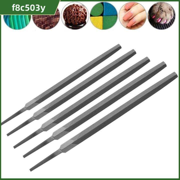 F8C503Y 6/8/10/12/14 Inch Triangle Saw File Triangle Steel Steel Files ...