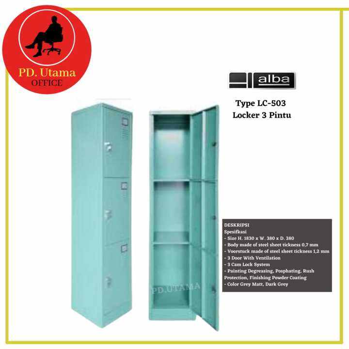 Locker Kantor ALBA LC-503 Loker Lemari Besi | Lazada Indonesia
