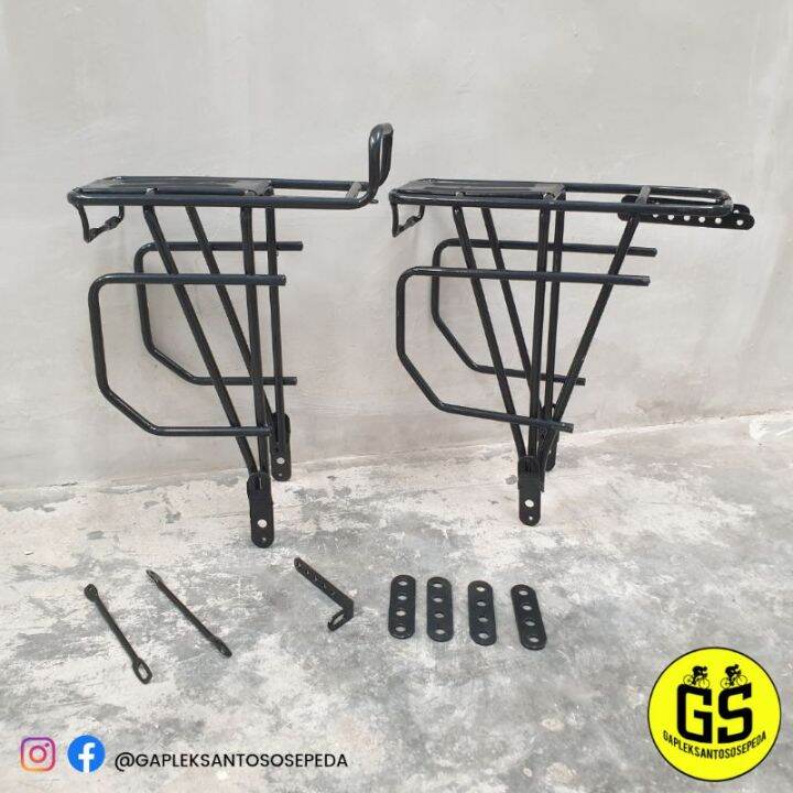 Boncengan Sepeda Touring Model Rak panier Custom. Rack Bagasi Pannier ...