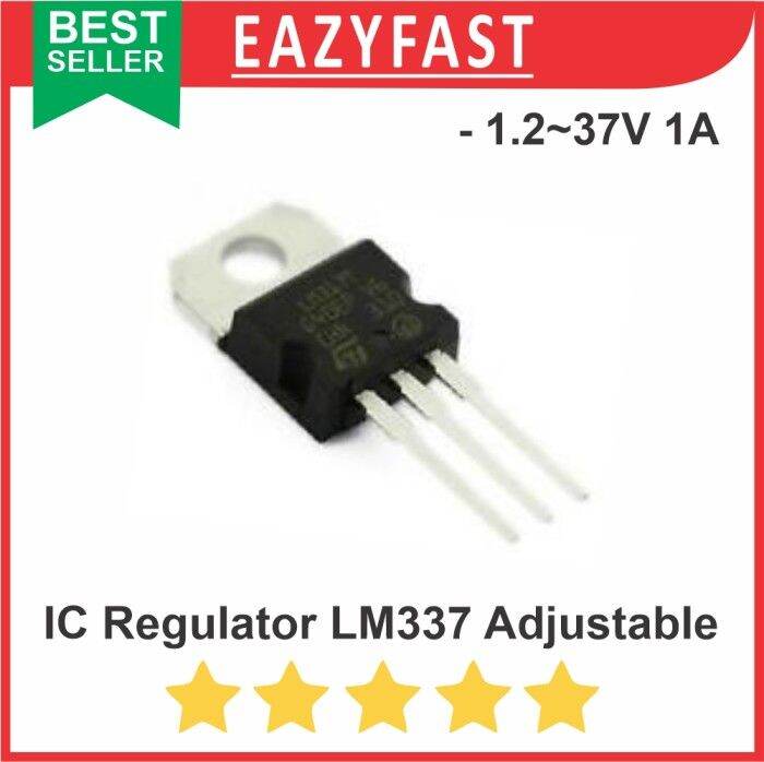 IC Regulator LM337 Adjustable Variable Voltage 3A LM 337 T LM337T DIP ...