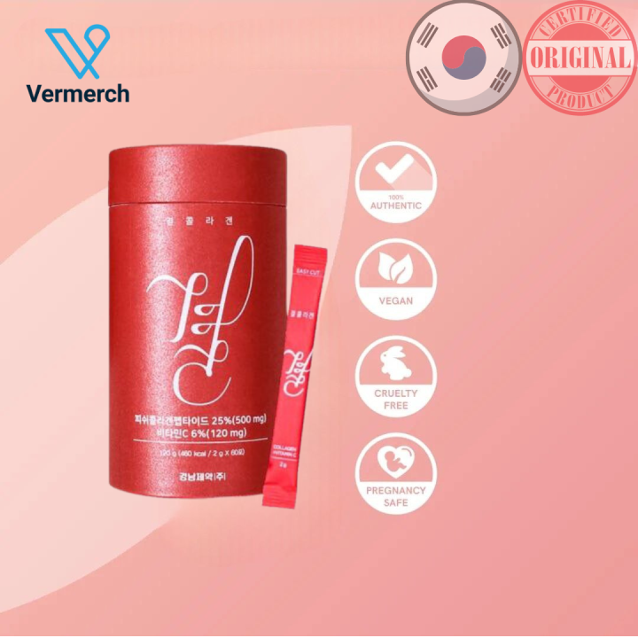 Lemona Gyeol Collagen Nano Fish and Vitamin C Powder Drink 2g per stick ...