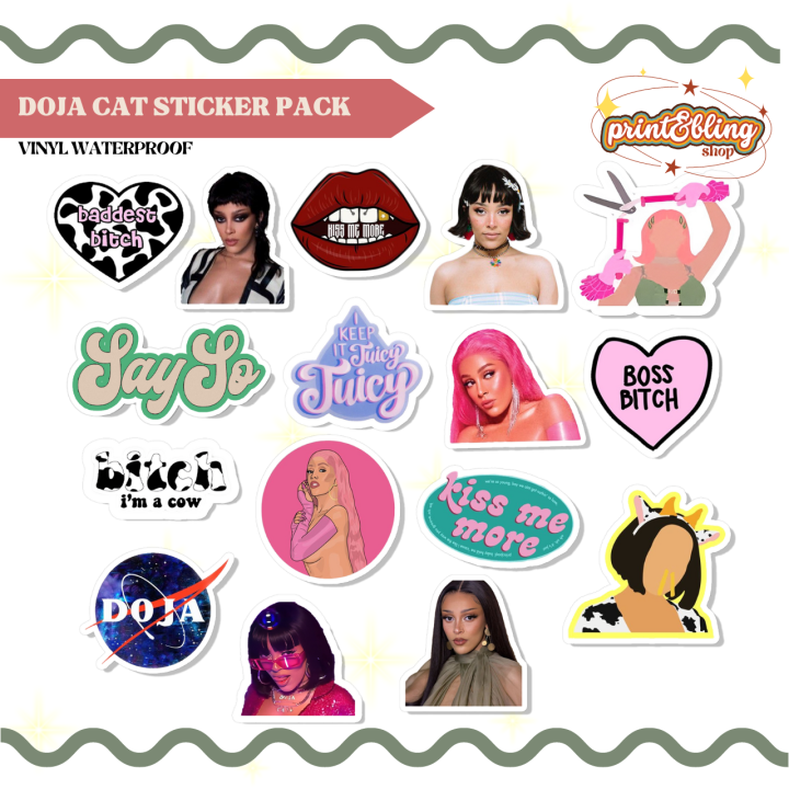 Doja Cat Amala Ratna Zandile Dlamini Album Vinyl Waterproof Sticker ...