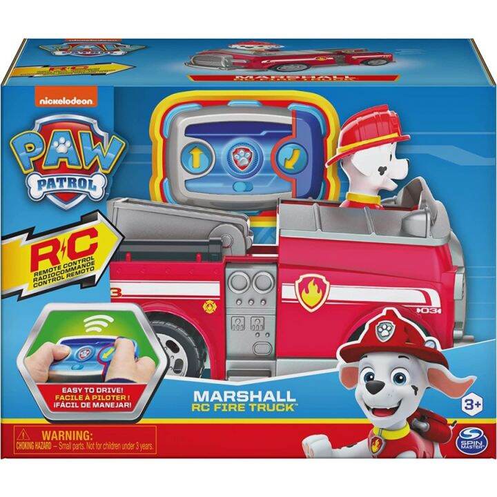 Paw Patrol Marshall Remote Control RC Fire Truck | Lazada Indonesia