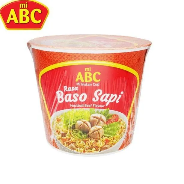 ABC Mie Rasa Baso Sapi Cup 77 Gram | Lazada Indonesia