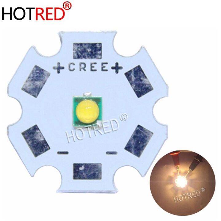 หลอดไฟ LED XP-E ไดโอด Led พลังงานสูง3W จาก TianDian ชิปตัวจ่ายแสงแทนสี ...