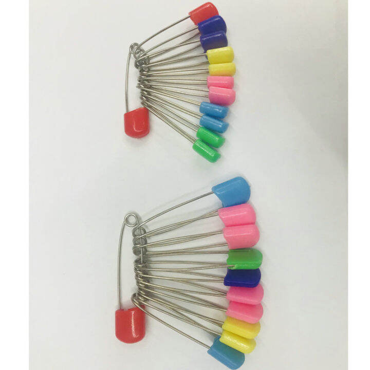 [COD] Color Plastic Pin Stainless Steel Safety Pin Metal Pin Child pin ...