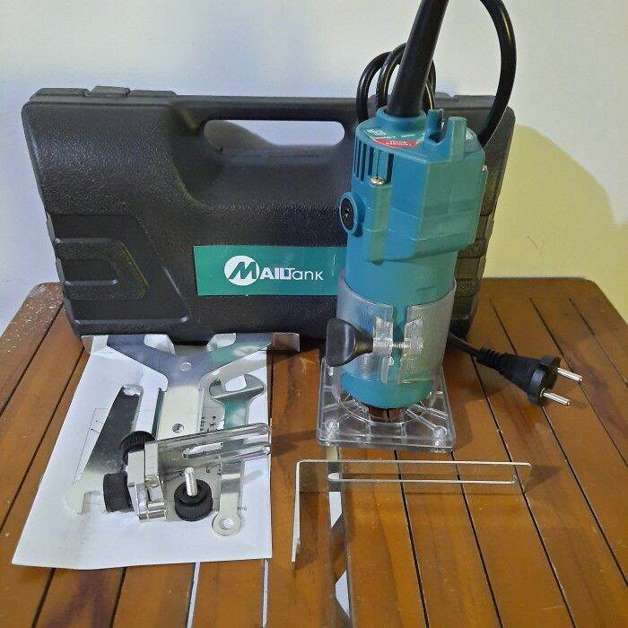 MAILTANK JAPAN MESIN Wood Trimmer 370 1/4 Mesin Router Profil Kayu 6mm ...