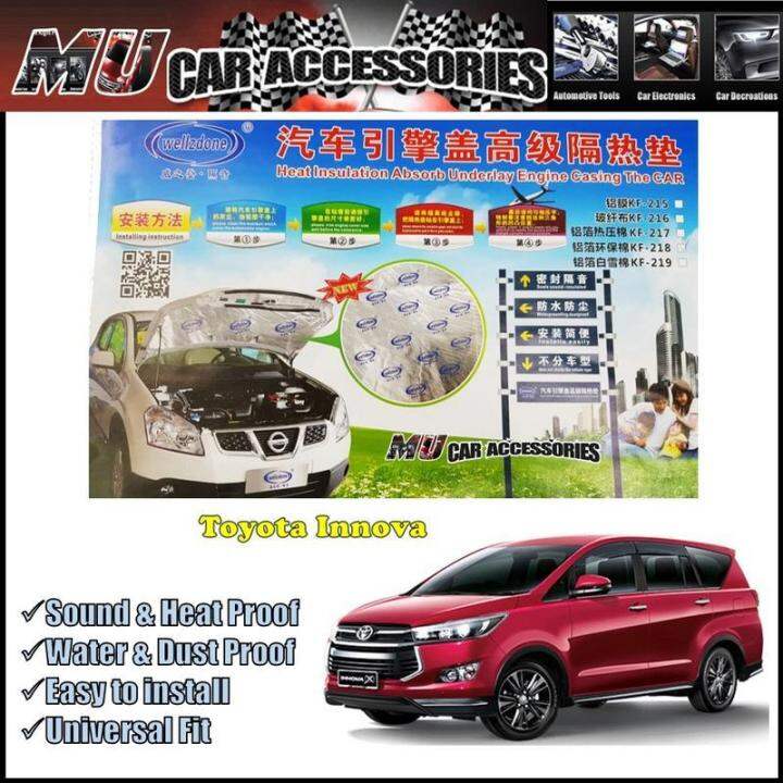 Toyota Innova Car Bonnet Hood Heat Insullation Sound Proof Mat | Lazada
