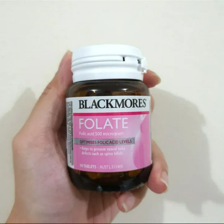blackmores black mores folate asam folat folic acid 500 mcg 90 tabs | Lazada Indonesia