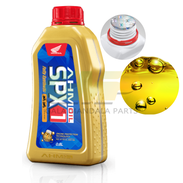 Oli SPX1 800ml 10w30 4T 0.8L AHM Oil Motor Honda Supra 125 Karisma ...