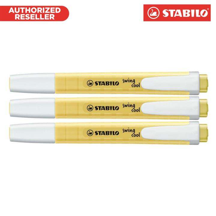 STABILO Swing Cool Pastel Highlighter Milky Yellow - 3s | Lazada PH