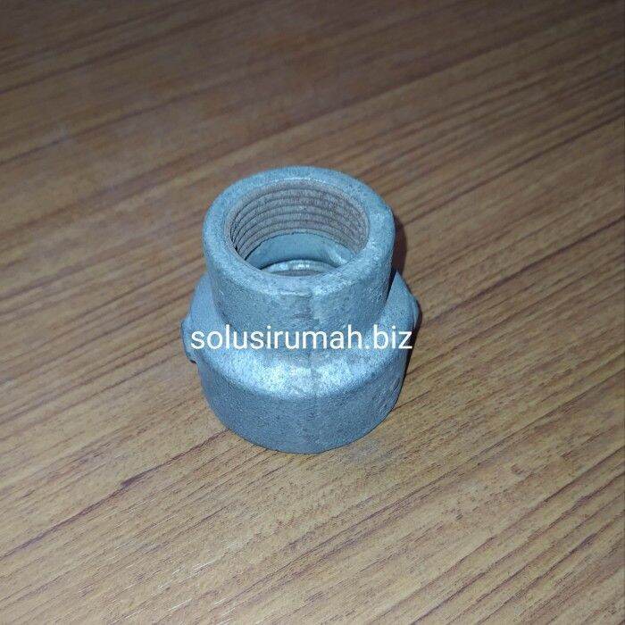 reducer vlok v sok sock besi galvanis 1 1/4 x 1 bspt drat 1 1/4" 1" g ...