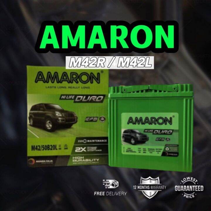 AMARON HI-LIFE DURO | EFB | M42R/L | 50B20R/L | MF | Car Battery ...
