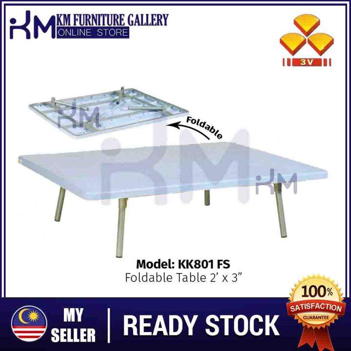 KM Furniture 3V Meja Jepun Plastik/ Meja Jepun/ Meja Makan Rendah/ Meja ...