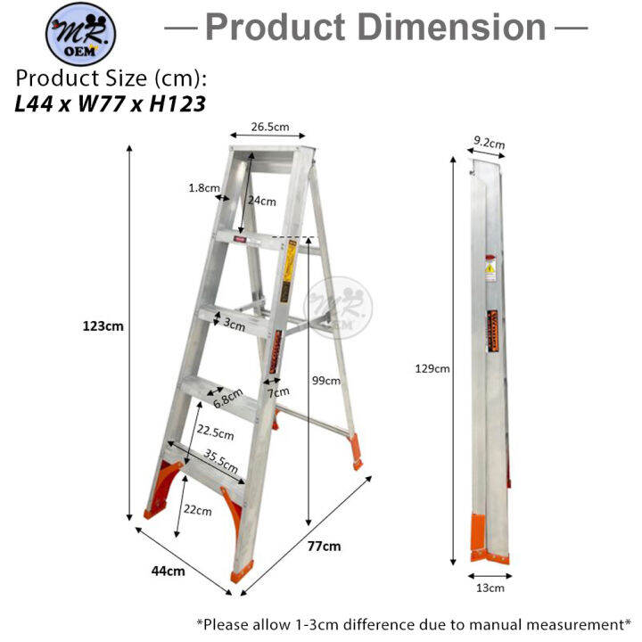 MR OEM Single Side / Double Side 5 Steps Multipurpose Household ...