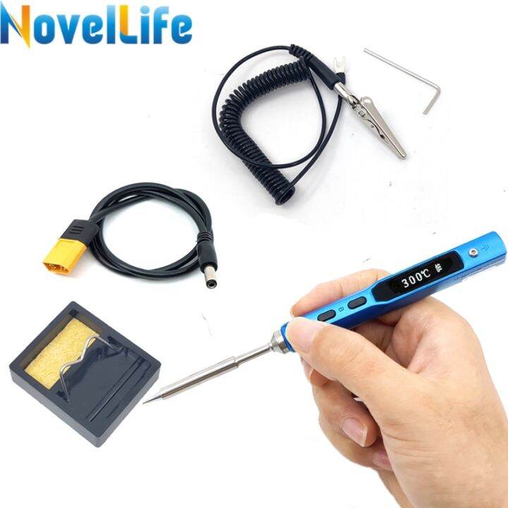 65W Mini TS100 Portable Electric Soldering Iron Station Adjustable ...