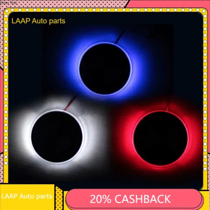 Upgrade NEW 82mm 4D Car LED Logo Rear Badge Light Sticker Emblem Tail ...