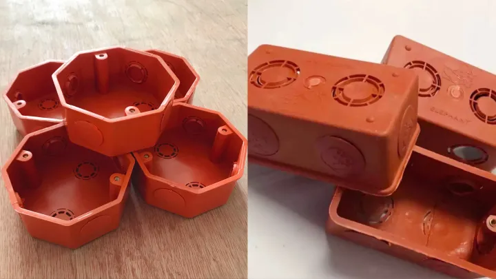 Jazzstone 5 pcs PVC Utility Box 2X4 or 5 pcs PVC Junction Box to choose ...