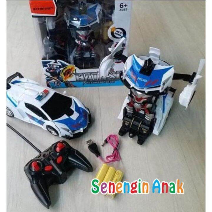 Mobil Remote Robot Polisi RC Murah - SenenginAnak | Lazada Indonesia