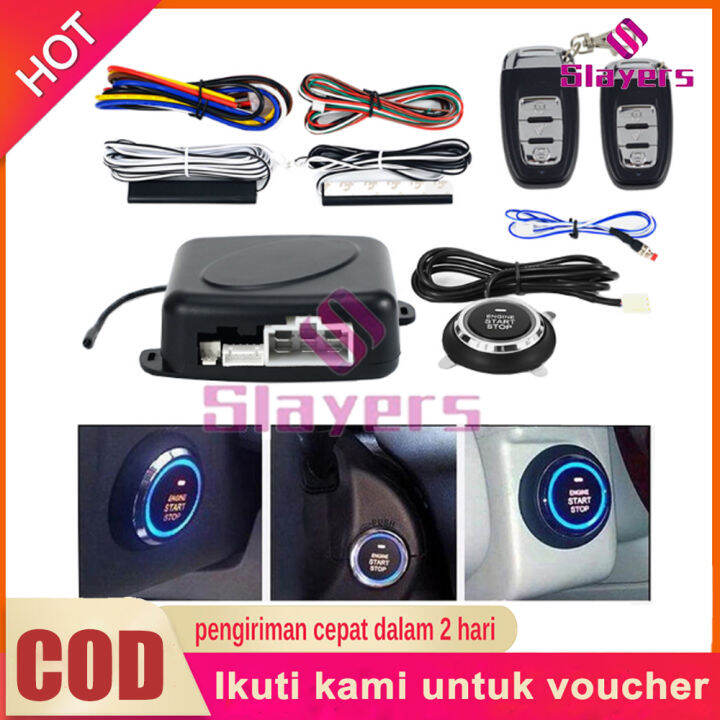 Auto car One start stop engine system with remote control Car PKE ...
