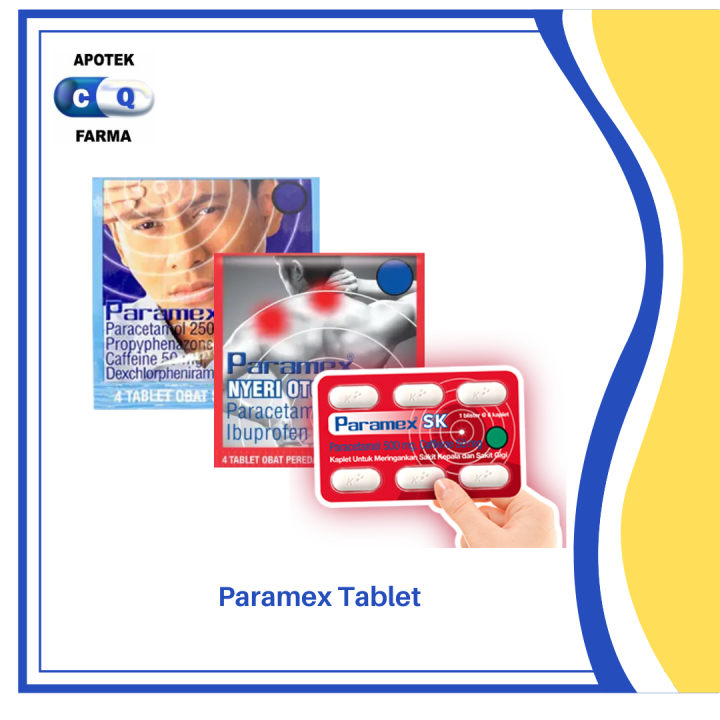 Paramex Tablet Nyeri Kepala dan Nyeri Otot | Lazada Indonesia