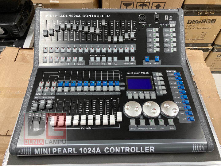 BLACK HITAM Minipearl 1024A Mini pearl 1024A DMX Lighting Controller ...