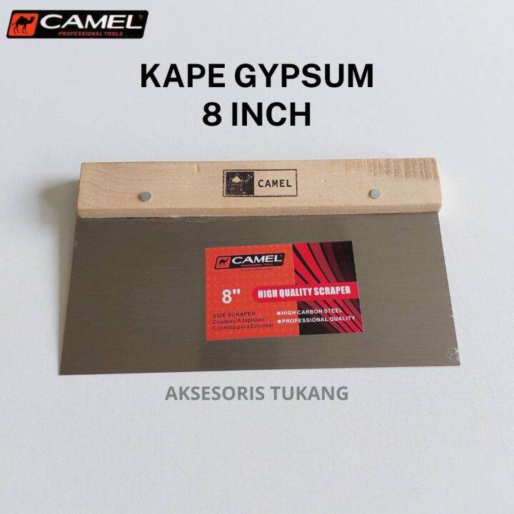 Kape Gypsum Kayu 8 Inch Camel / Kape Skrap Gipsum 8" Plafon Tembok ...