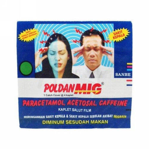 POLDAN MIG 1 BLISTER / STRIP ISI 4 TABLET | Lazada Indonesia