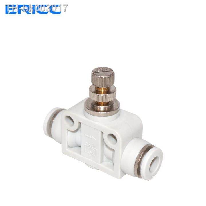 APA Pneumatic High pressure Air Speed Controller OD Hose Tube Gas Flow ...