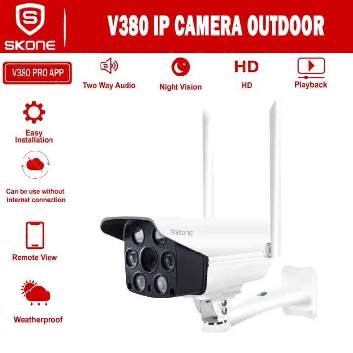 V380 Outdoor IP Camera Wireless Waterproof IR HD Night Vision Smart ...