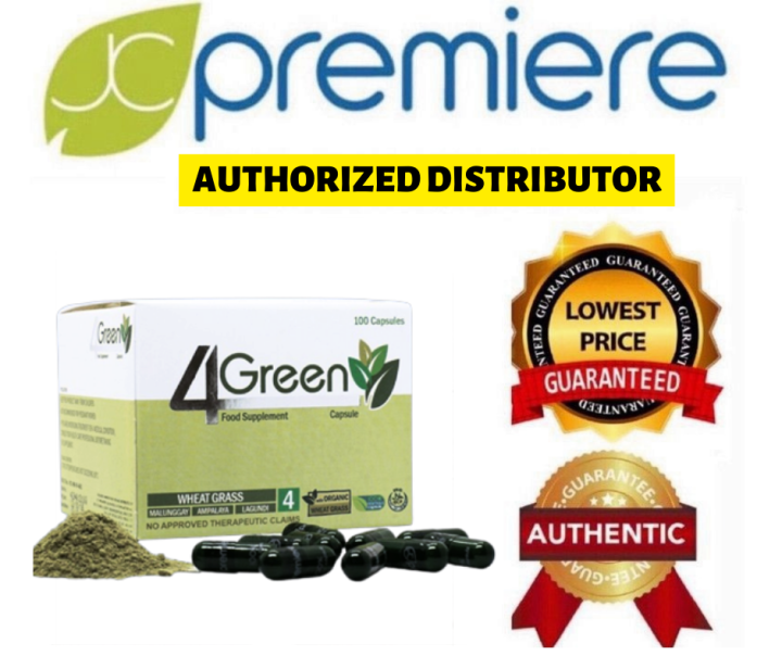 4green Food Supplement 100 capsules by JC Premiere | Lazada PH