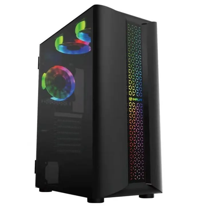 Inplay ESPORT 06 desktop computer case tempered glass gaming case ...