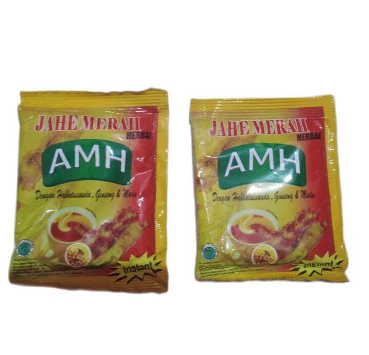Jahe merah AMH herbal 2 sachet | Lazada Indonesia