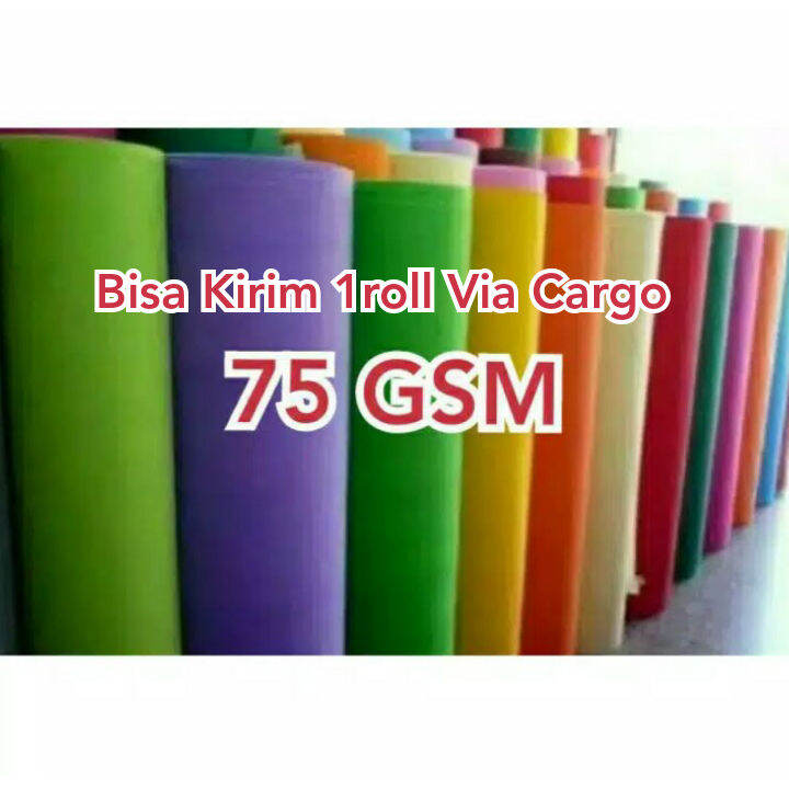 Bahan kain Spunbond Sponbon sponbond Spundbond Pur furing roll 75gsm ...