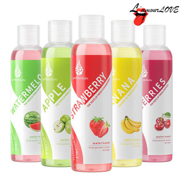Fruits Fun Edible Fruit Lubricant 80ml Fruit Water Soluble Lubricant ...