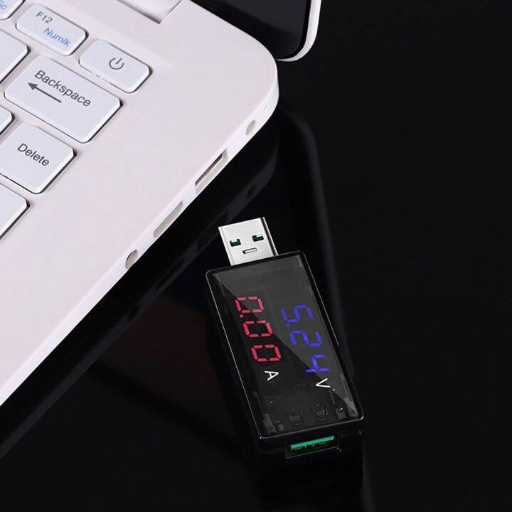 USB Power Capacity Current Measuring Led Digital Display Power Meter ...