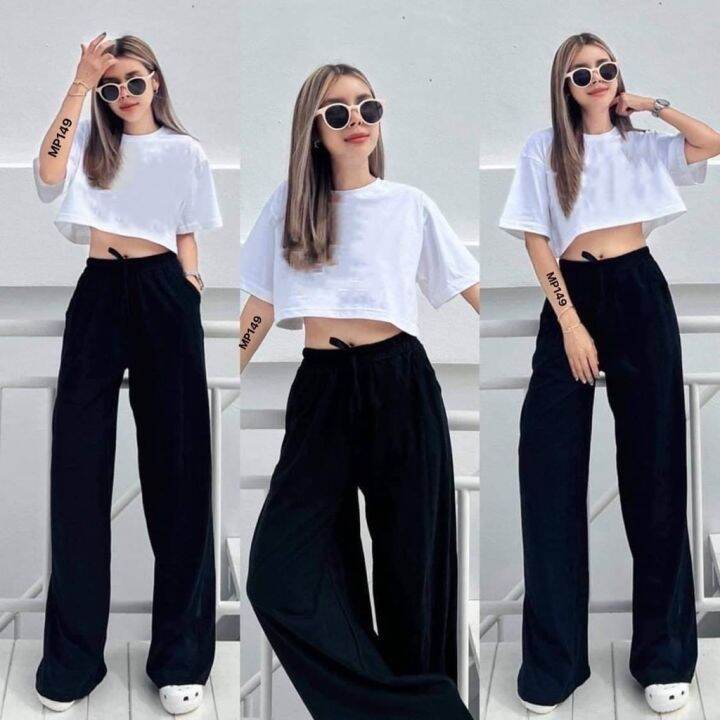 Chantal /Coordinates (xloose pants with loose crop top) | Lazada PH
