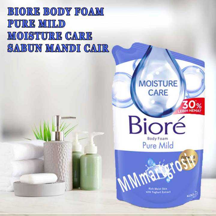 BIORE Body Foam/ Pure Mild/ Moisture Care/ Sabun Mandi/ 800ml | Lazada ...