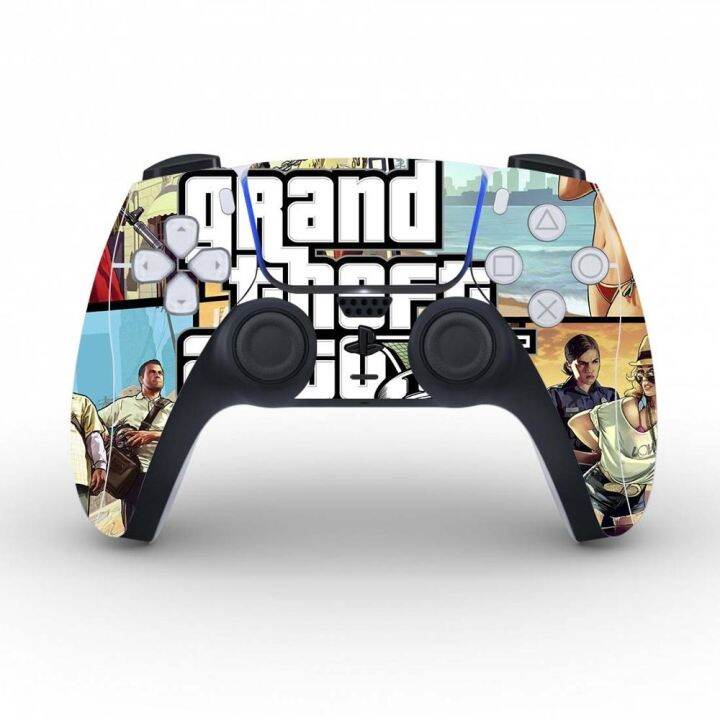 Grand Theft Auto V GTA 5 Protective Cover Sticker For PS5 Controller ...