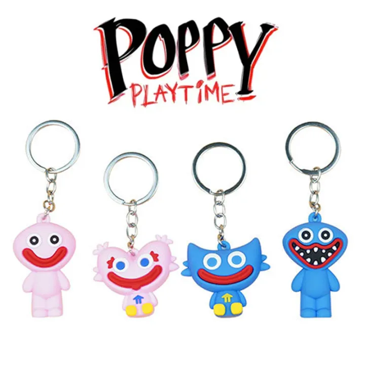 Poppy Playtime Huggy Wuggy Action Toy Figure Monster Keychain Boy Girl ...