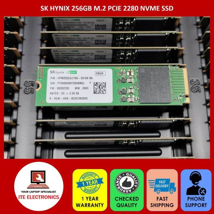 SKHYNIX 256GB M.2 PCIe 2280 NVMe SSD HFM256GDJTNG-8310A | Lazada