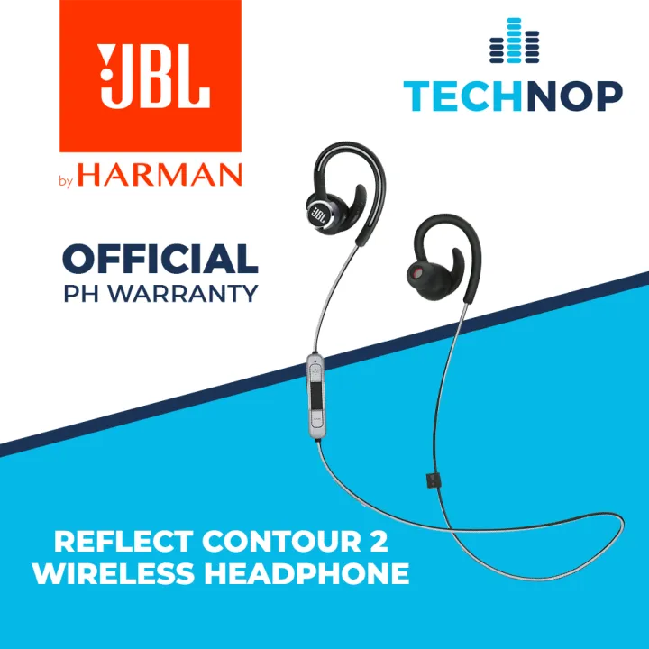 JBL Reflect Contour 2 Wireless Sport In-Ear Headphones with Three ...