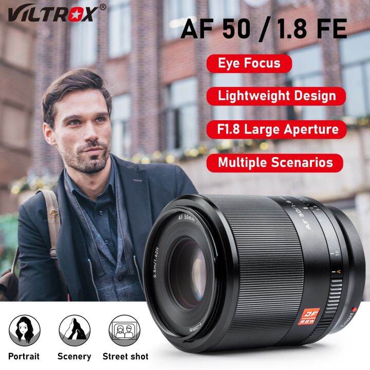 Viltrox 24mm 35mm 50mm 85mm E F1.8 AF Auto Focus Full Frame Lens Prime Large Aperture Portrait ...