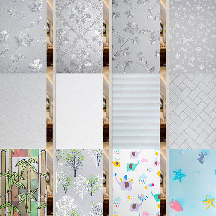 Frosted window glass anti-peeping transparent opaque sticker anti ...